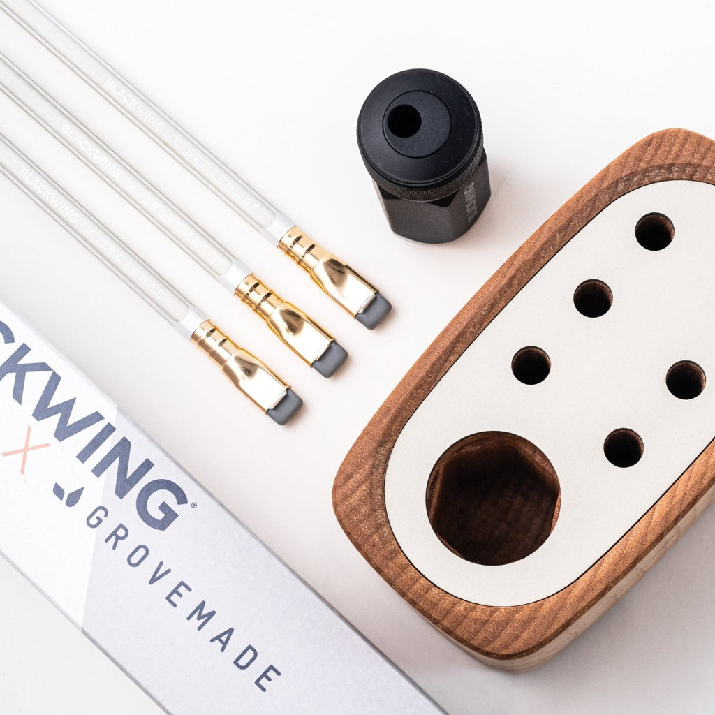Blackwing x Grovemade Desktop Caddy Kit - Maple | Blackwing602.com