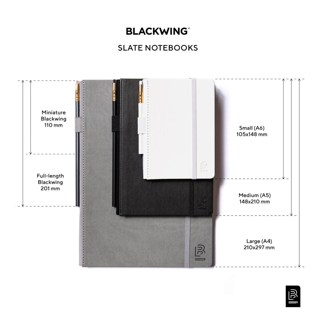 Large Blackwing Slate Notebook - Black | Blackwing602.com